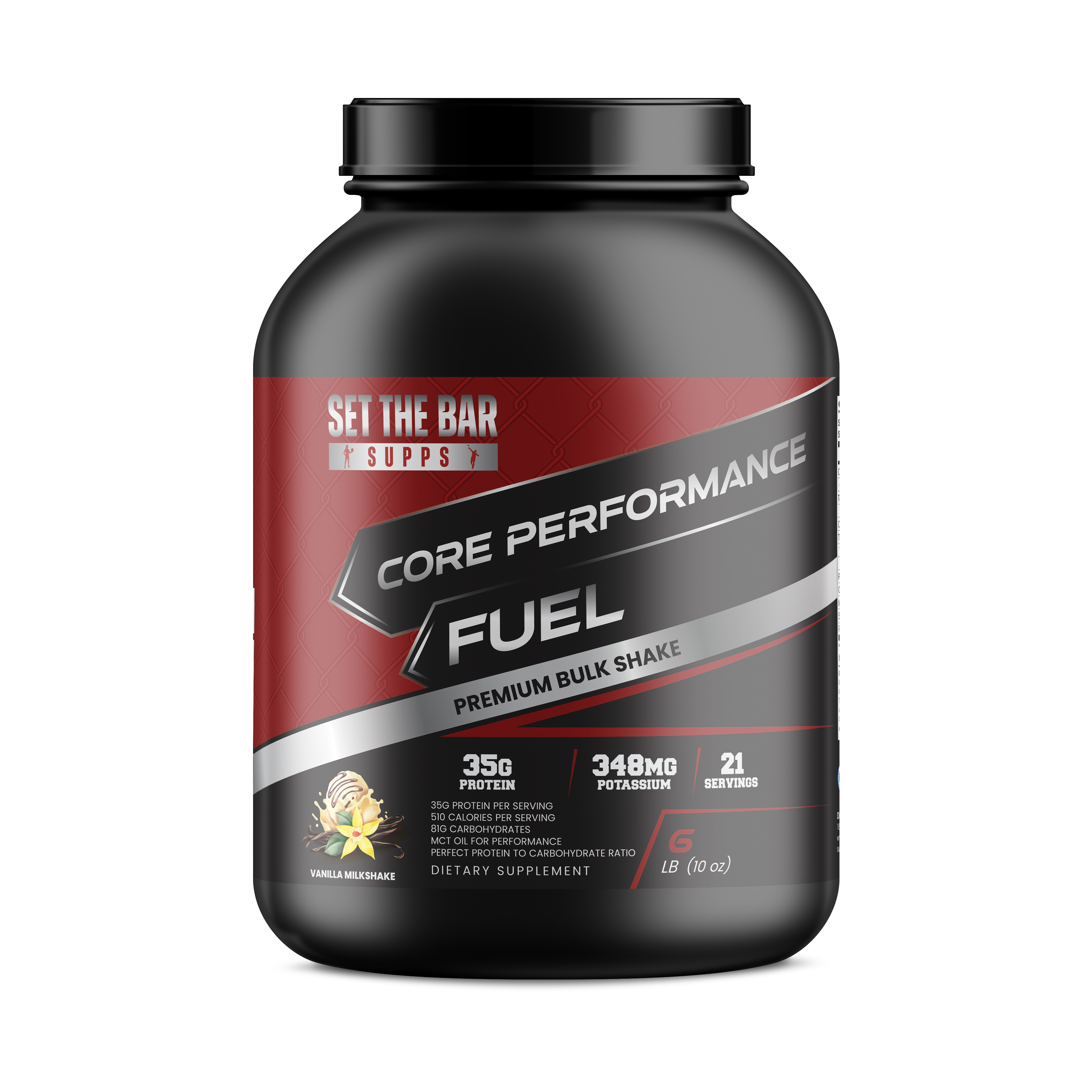 CORE PERFORMANCE FUEL - Premium Bulk Shake - Vanilla Milkshake 21 Serv ...
