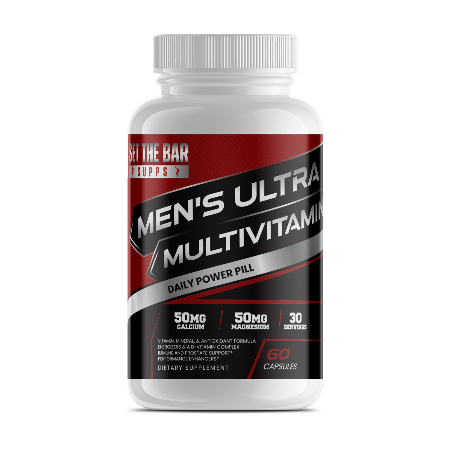 Men's Ultra Multivitamin - Daily Power Pill – Set The Bar Supps